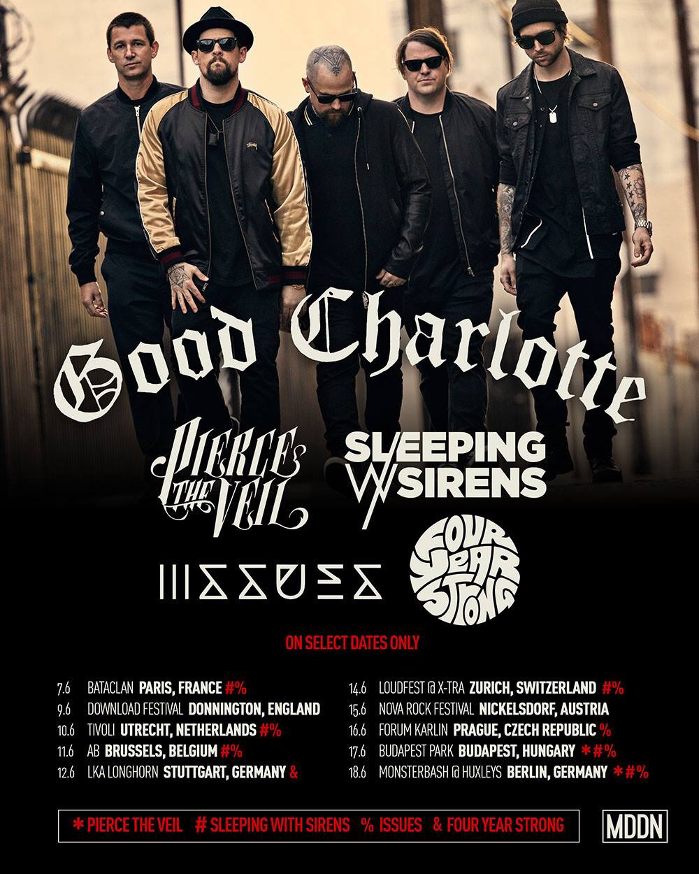 Sleeping With Sirens Concert Poster