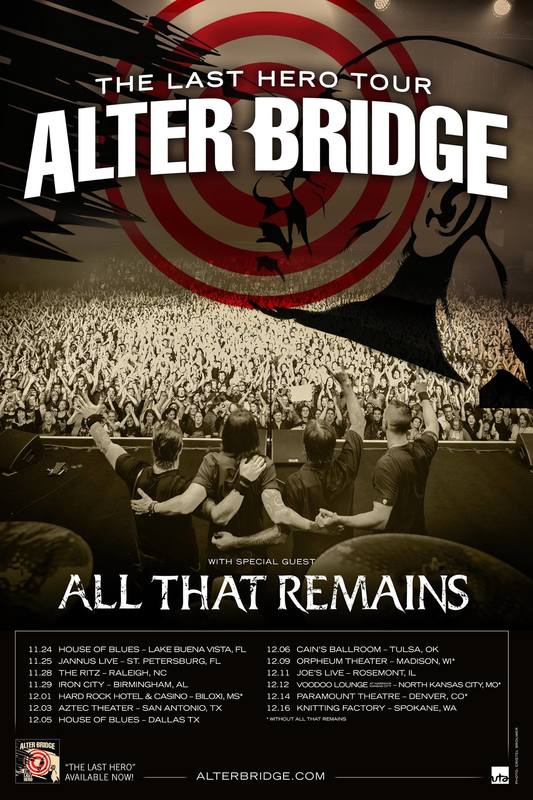 Alter Bridge Announce One Final “The Last Hero” Tour | Strife Mag