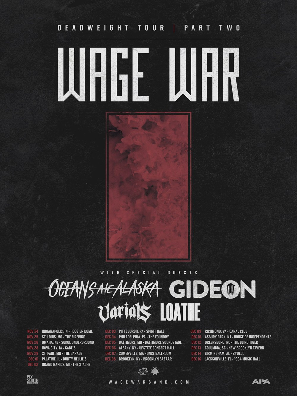 Wage War Announce The Deadweight Tour Part 2 | Strife Mag